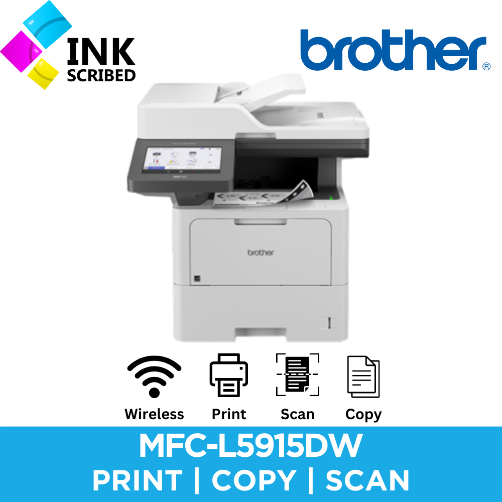 Brother MFC-L5915DW Monochrome Laser Printer Copier Wireless, high ...