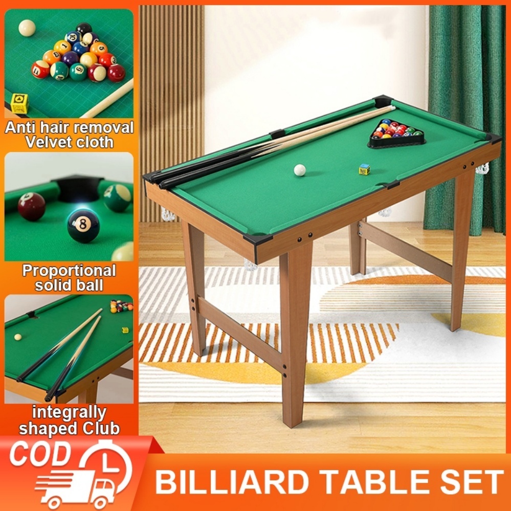 27x14 Inches Mini billiard Table With Tall Feet Pool Table Set Sport ...
