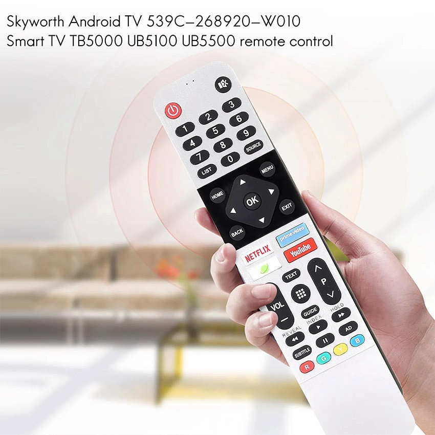 Universal Skyworth TV Smart Remote Control 539C-268935-W000 English ...