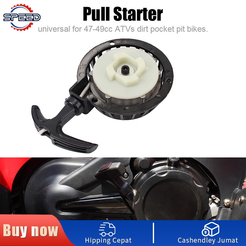 49CC Mini Motocycle Pull Start Starter 2 Stroke Pocket Dirt Bike ATV ...