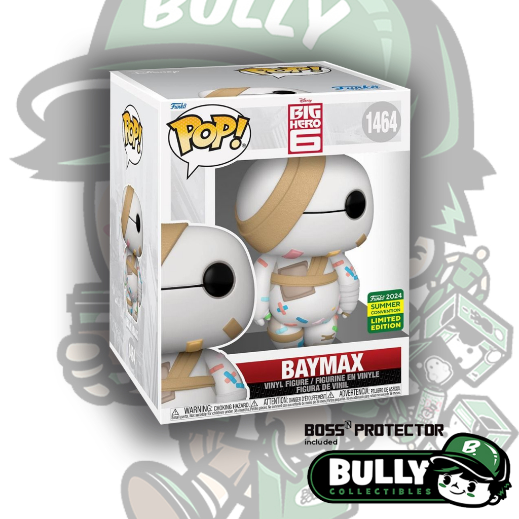 Funko POP! Disney: Big Hero 6 - Baymax (SCE) 1464 With Boss Protector ...