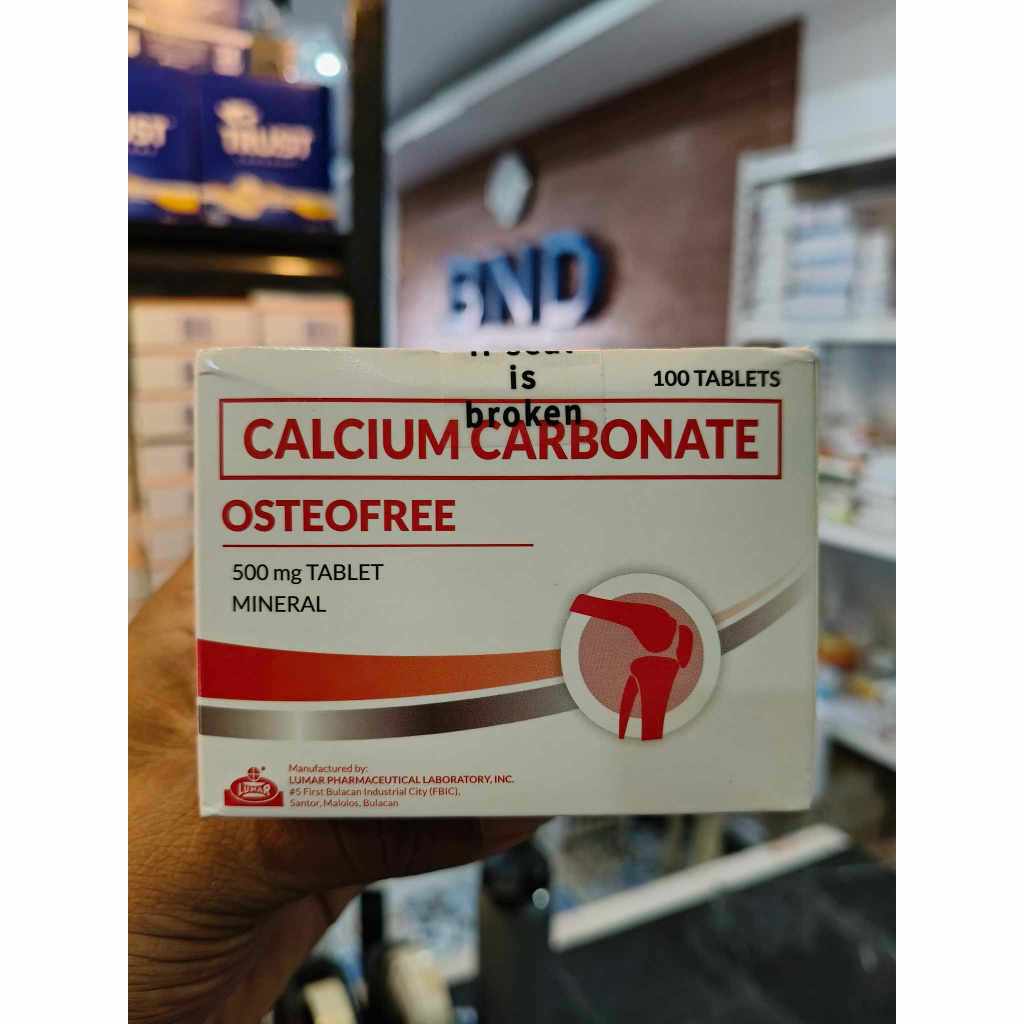 OSTEOFREE Calcium Carbonate 100's Tablets | Shopee Philippines