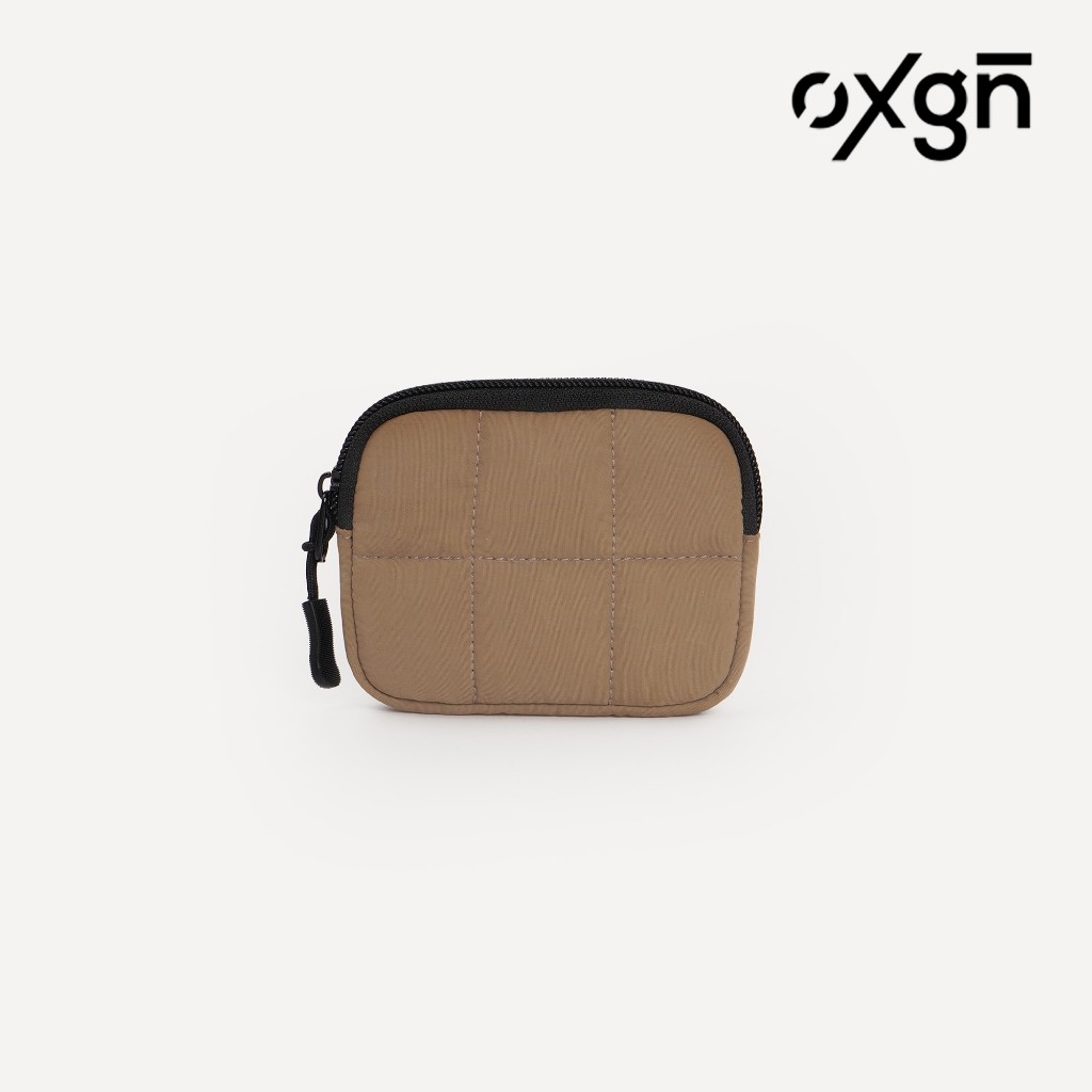 OXGN Puffer Wallets For Men And Women (Taupe/Tan) | Shopee Philippines