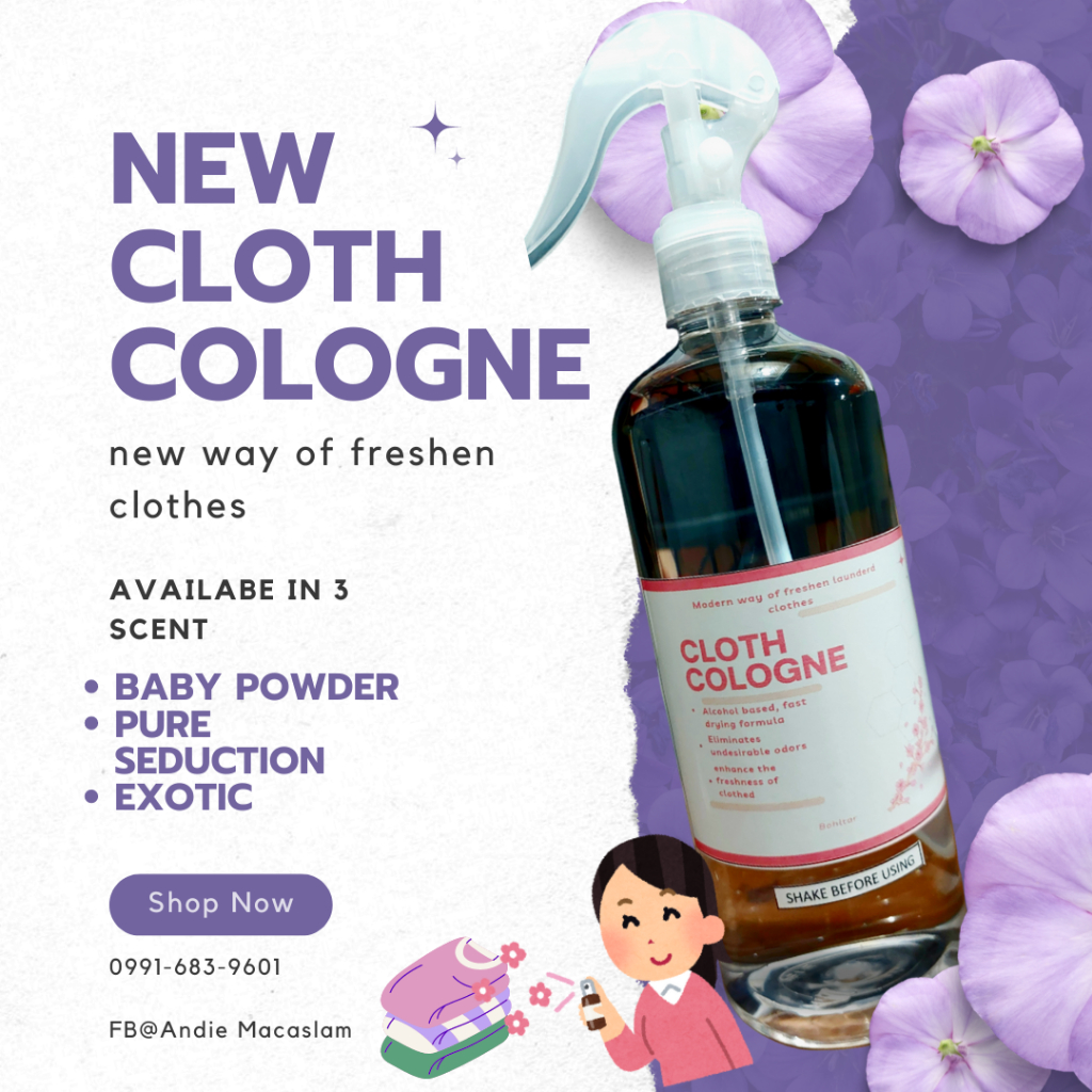CLOTH SPRAY COLOGNE 500ML | Shopee Philippines