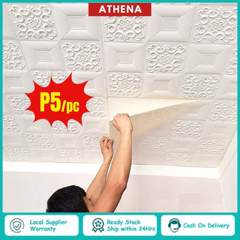 3D foam Brick Waterproof Adhesive Wall Stickers Formaldehyde-free ...