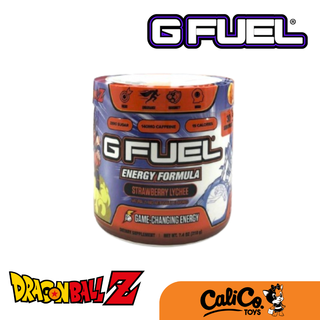 G Fuel Dragon Ball Z Strawberry Lychee Energy Formula Powder Sugar Free ...