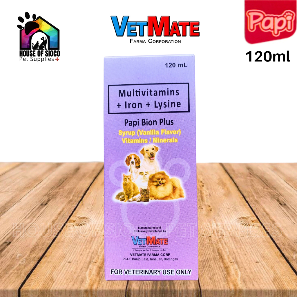 Papi Bion Plus Iron Supplement For Pets 120ml | Shopee Philippines