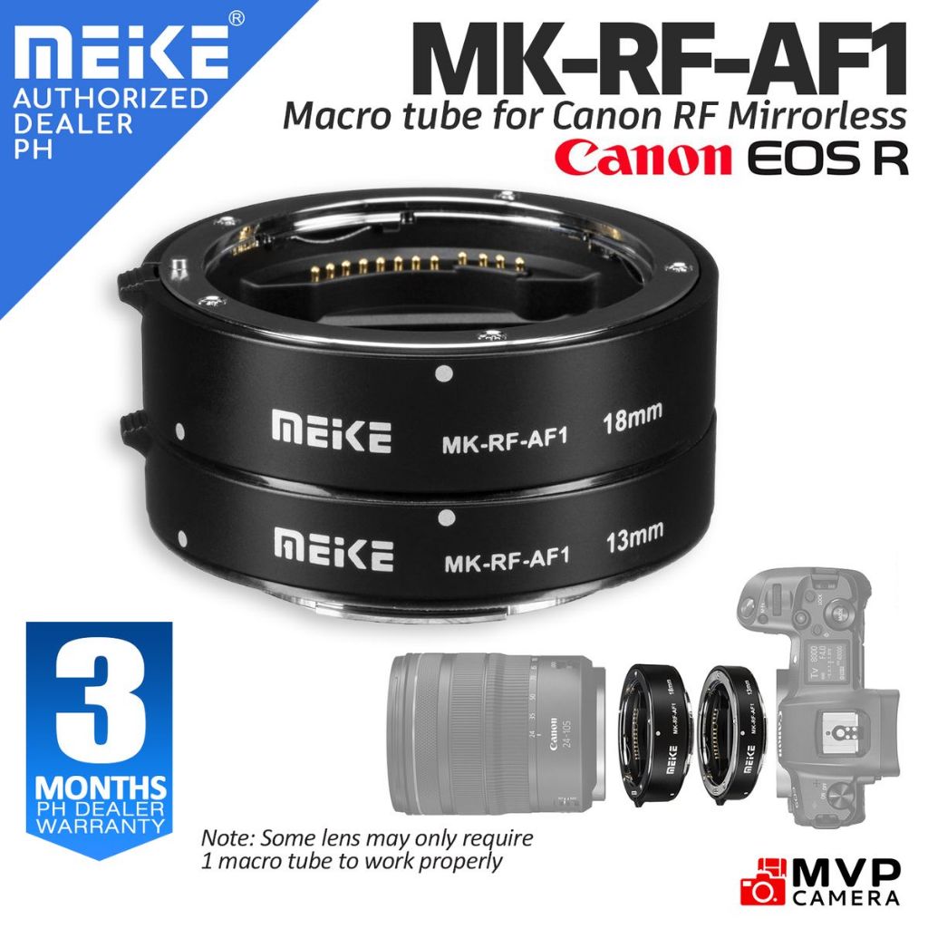 MEIKE MK-RF-AF1 METAL Auto Focus AF Macro Extension Tube for Canon EOSR ...