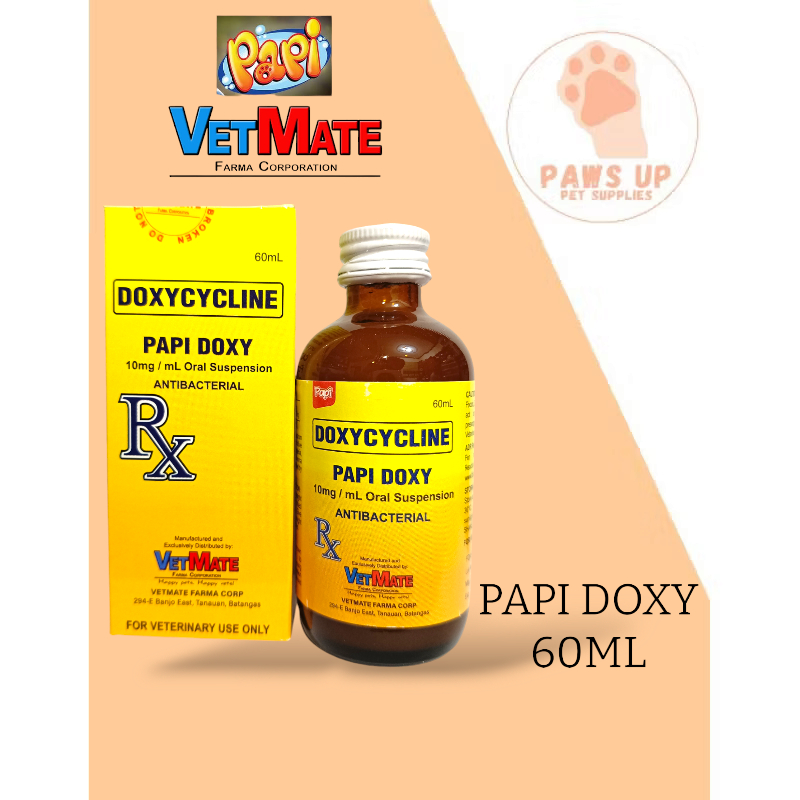 VetMate Papi Doxy Syrup for Dog 60ML (1 Bottle) | Shopee Philippines