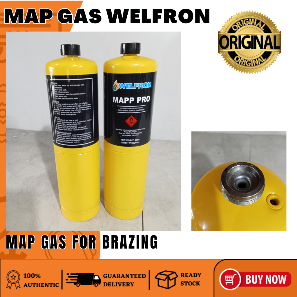 4HMC MAPP GAS 400gms TESPRO/ WELFRON ORIGINAL BRAND | Shopee Philippines