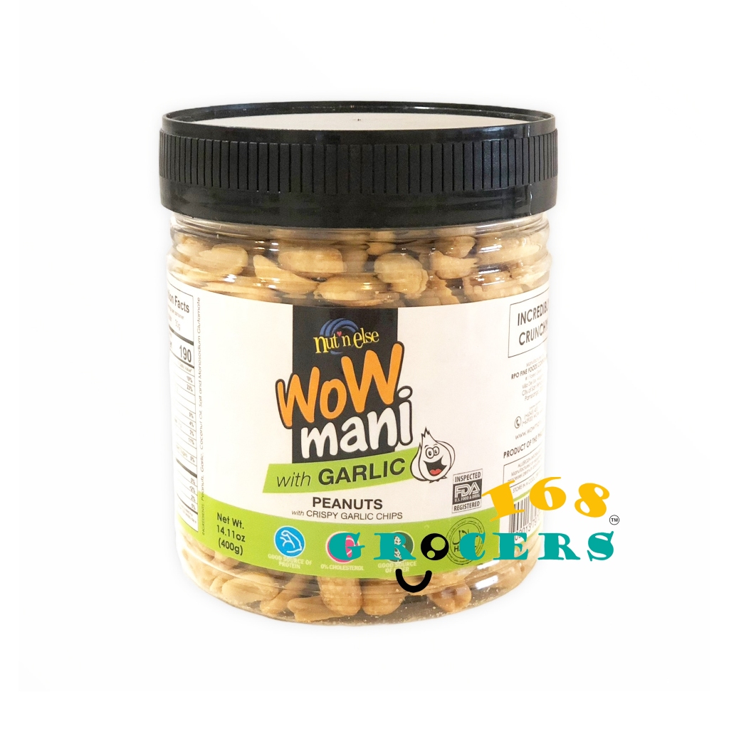 Nut & Else Wow Mani Garlic Flavored Peanuts 400g | Shopee Philippines