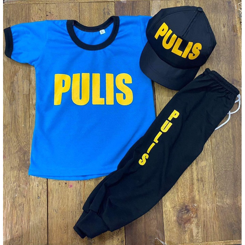 PULIS PAJAMA AND SHORT FOR KIDS (Police) | Shopee Philippines