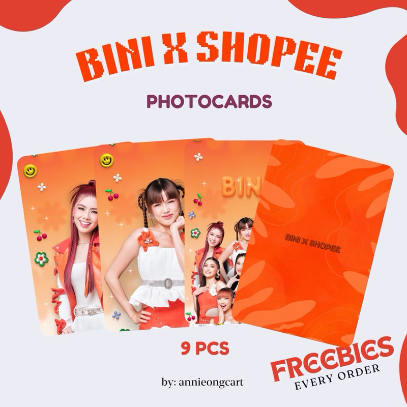 BINI X SHOPE3 PHOTOCARDS FANMADE | Shopee Philippines
