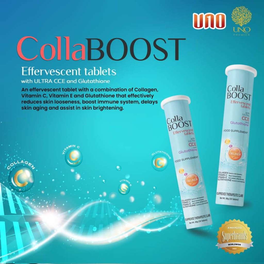 UNO COLLABOOST EFFERVESCENT TABLETS (20 TABLETS) with ULTRA CCE and ...