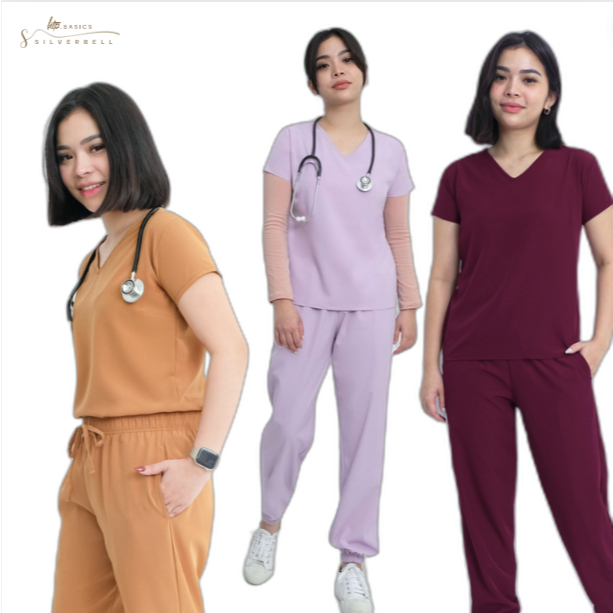 Silverbell HTP Basics Women's Unifit Scrub Suit | Work Basics Top and ...