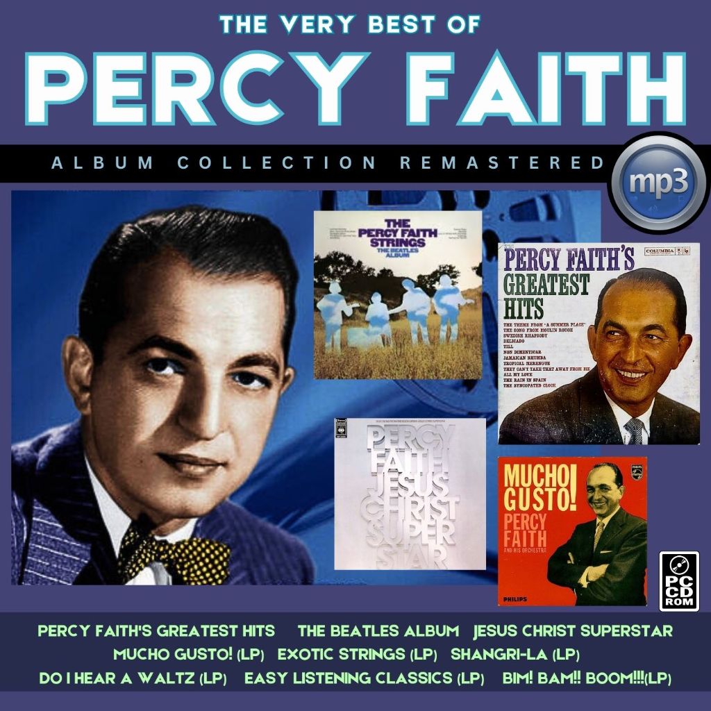 PERCY FAITH MP3 music CD for PCCDROM and compatibles (not playable to ...