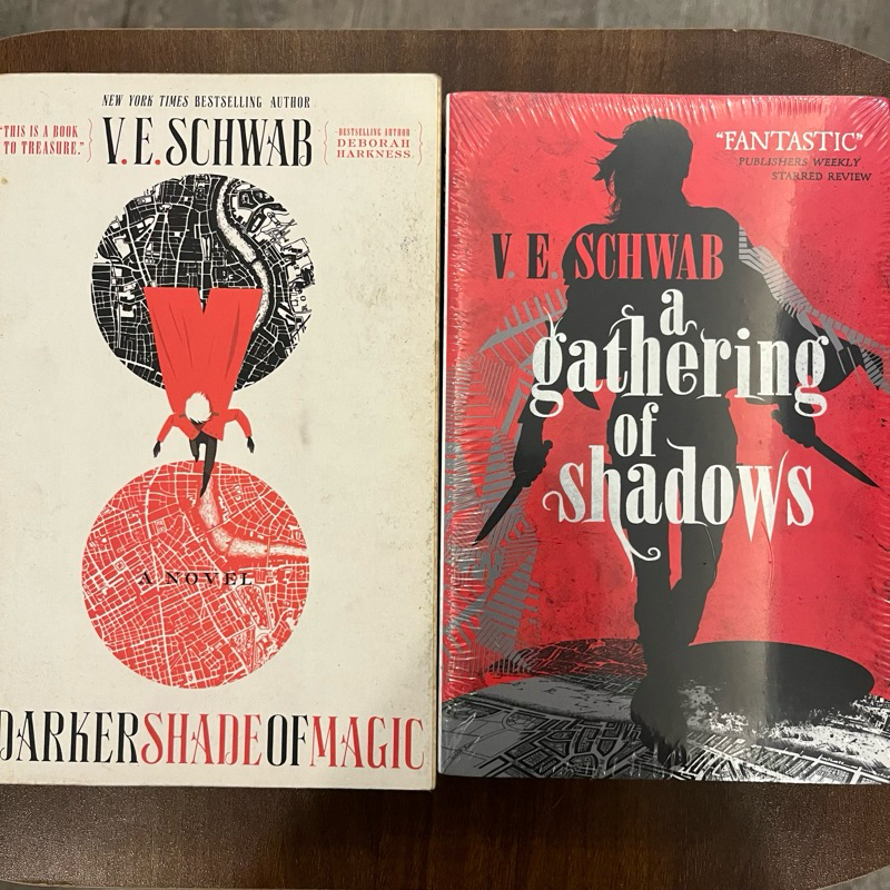 A Darker Shade of Magic & Gathering of Shadow by V. E. Schwab | Shopee ...