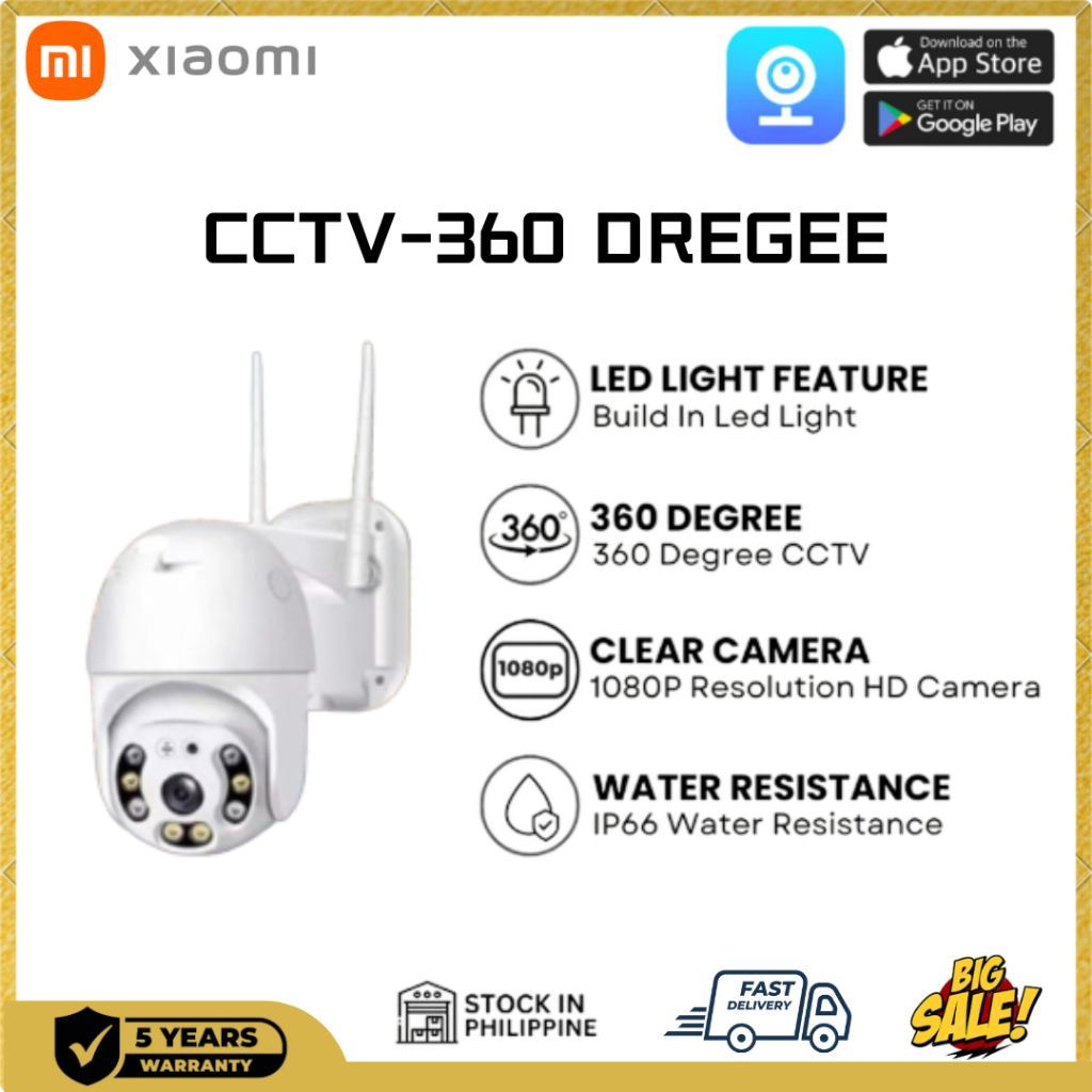 New CCTV 360 Degree 1080P CCTV WiFi Wireless IP Home Security Camera ...