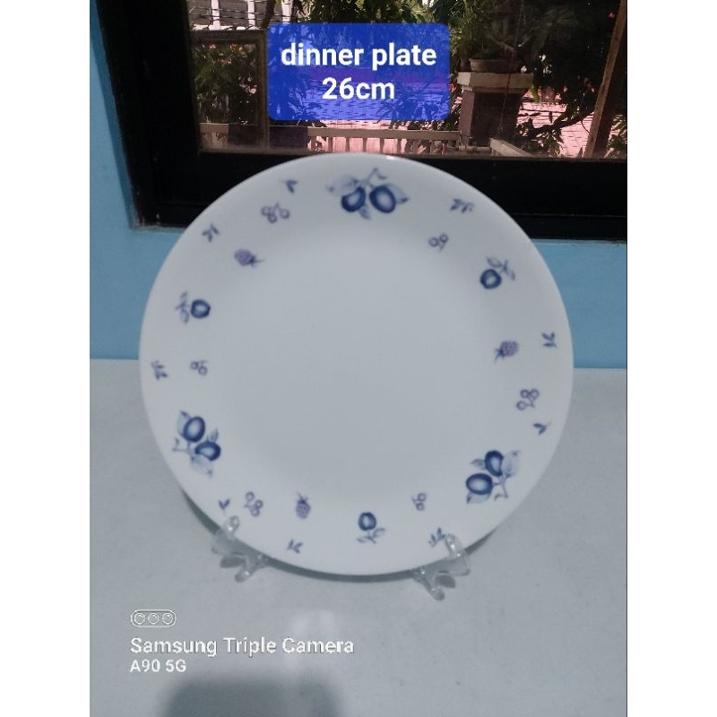 Corelle Dinner Plate Plum tree | Shopee Philippines
