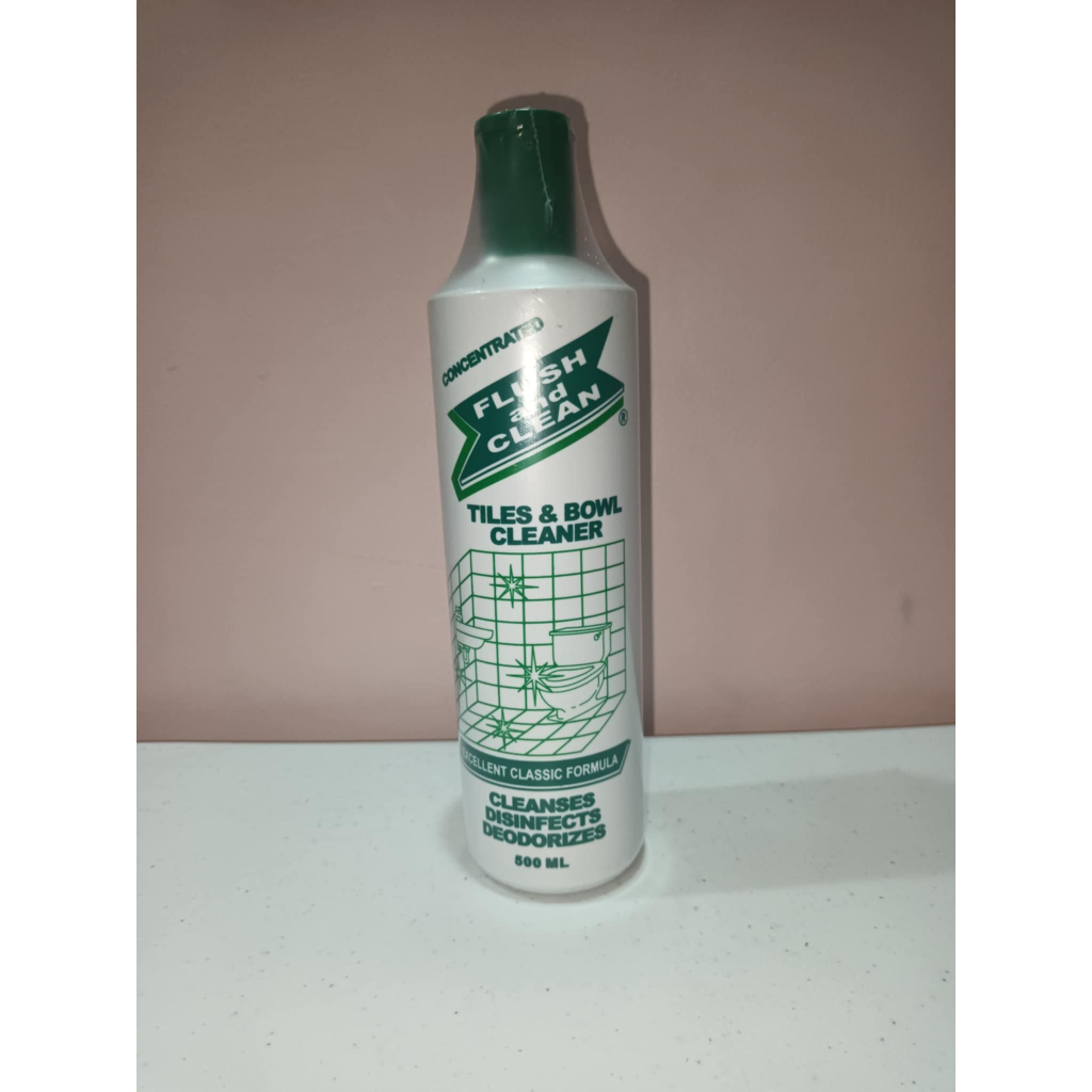 Flush and Clean Toilet and Bowl Cleaner (Green 500ml) | Shopee Philippines