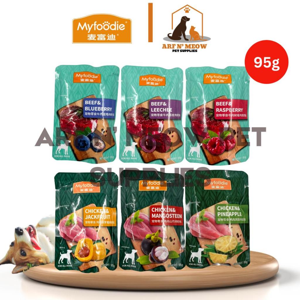 DOG WET FOOD POUCH CHICKEN + FRUITS 95G MY FOODIE All Stages Adult ...