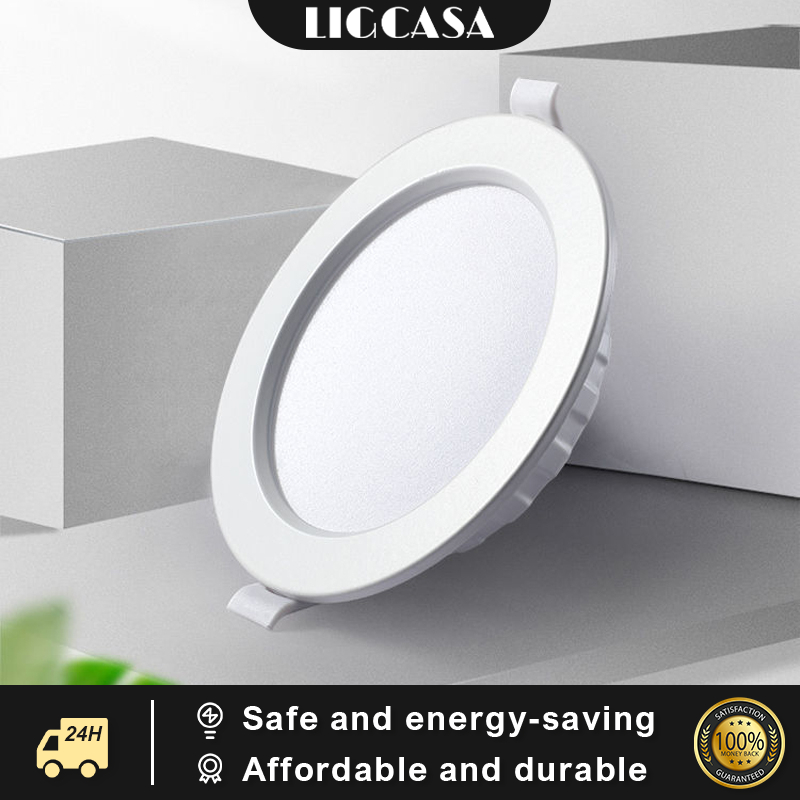 【LIGCASA】Ceiling Light Ultra Thin Pin Light Led Ceiling Light TriColor ...