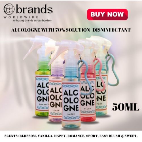 Alcologne Scented Alcohol Perfume | 99.99% Kill-Germs Disinfectant ...