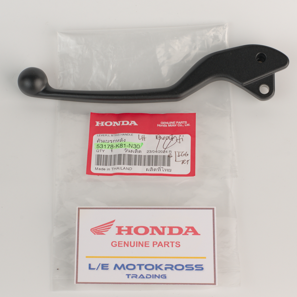 Genuine Original Honda Left Brake Lever 53178-K81-N30 Click 125i/150i ...