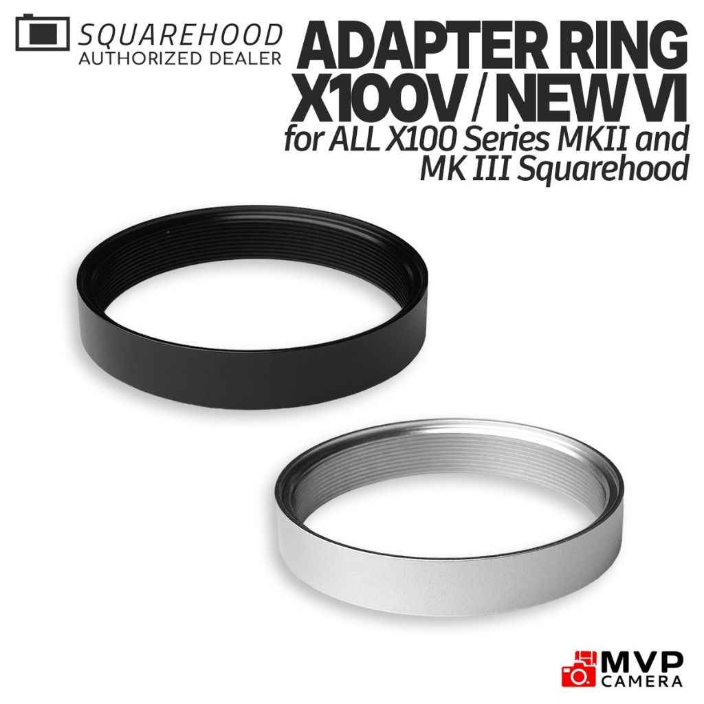 SQUAREHOOD Adapter Ring for X100V X100VI MKII MKIII Hood MVP CAMERA ...
