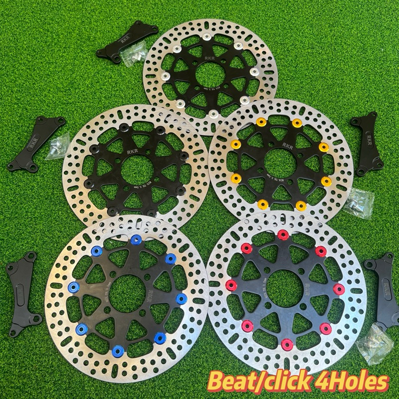 big disc brake 260mm beat carb fi click 4Holes free black bracket ...