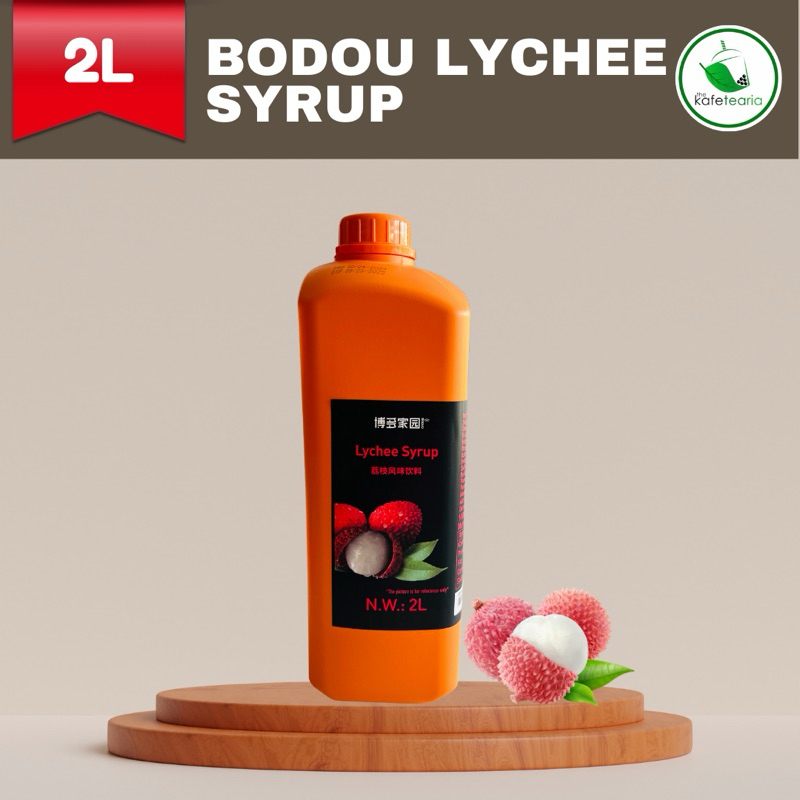 BODOU LYCHEE FLAVORED SYRUP 2L | Shopee Philippines