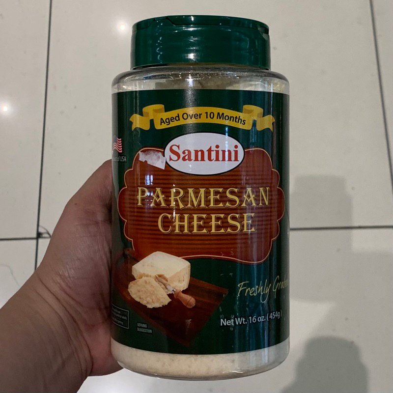 SANTINI PARMESAN CHEESE 454g | Shopee Philippines SANTINI PARMESAN CHEESE 454g | Shopee Philippines