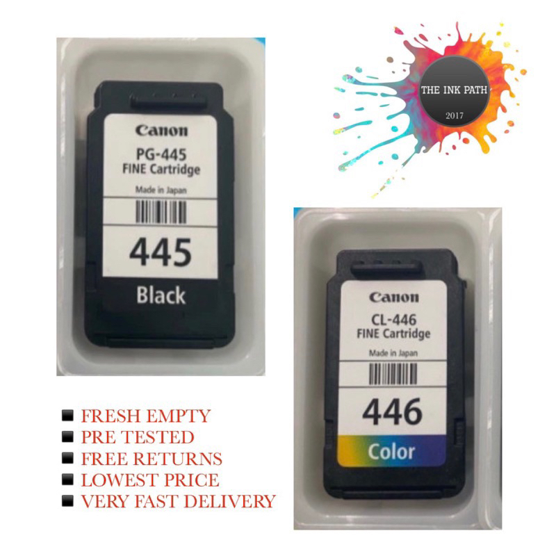 EMPTY/CISS/REFILL Canon Pixma PG 445 or CL 446 / 745 or 746 empty Ink ...