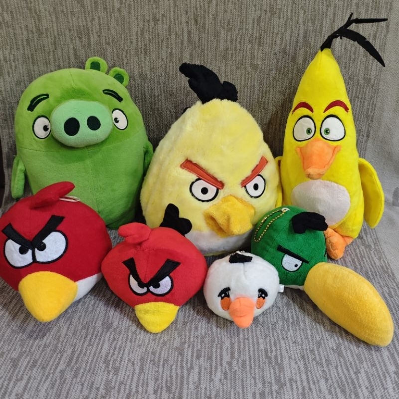 Angry Birds Stuffed Toys Preloved | Shopee Philippines