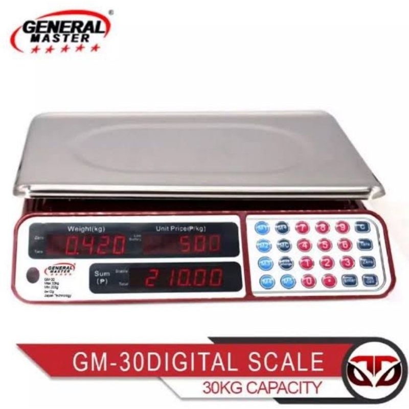 Digital weighing scale general master | Shopee Philippines