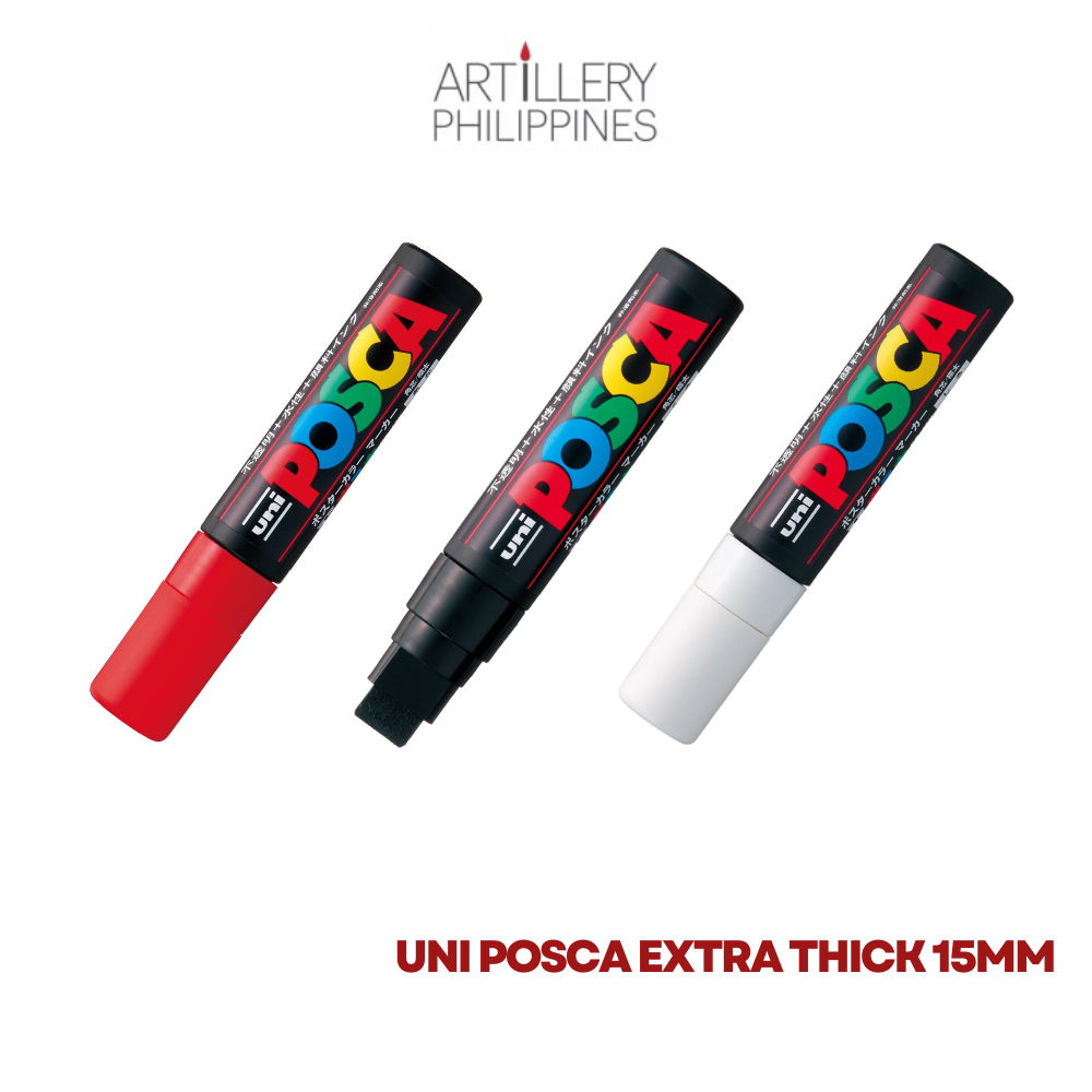 Uni Posca Extra Thick Extra Broad Tip [15mm] PC17K | Shopee Philippines