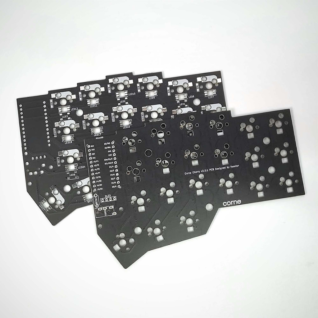 Corne Keyboard - Corne PCB - Corne Cherry v3 (crkbd) Hotswap Split ...
