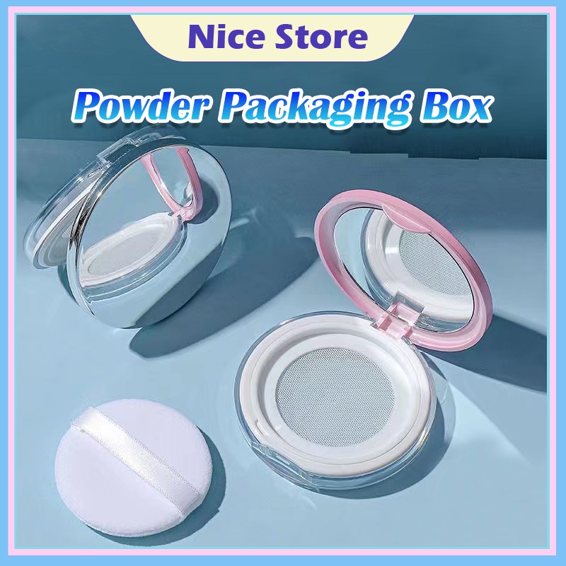 NICE Cosmetic Container Powder Case Portable Travel Size Loose Powder ...