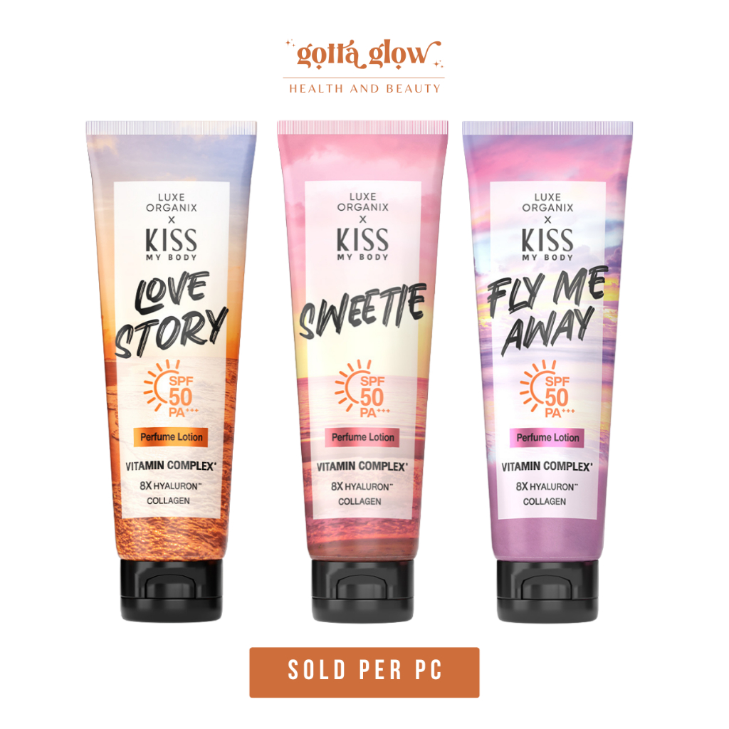 Luxe Organix x Kiss My Body Perfume Lotion 200g - Love Story / Fly Me ...
