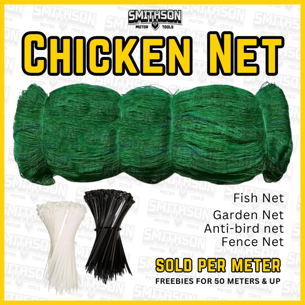 Smithson Range Net 5/10meters Chicken Net Lambat Fishnet Screen Fence ...