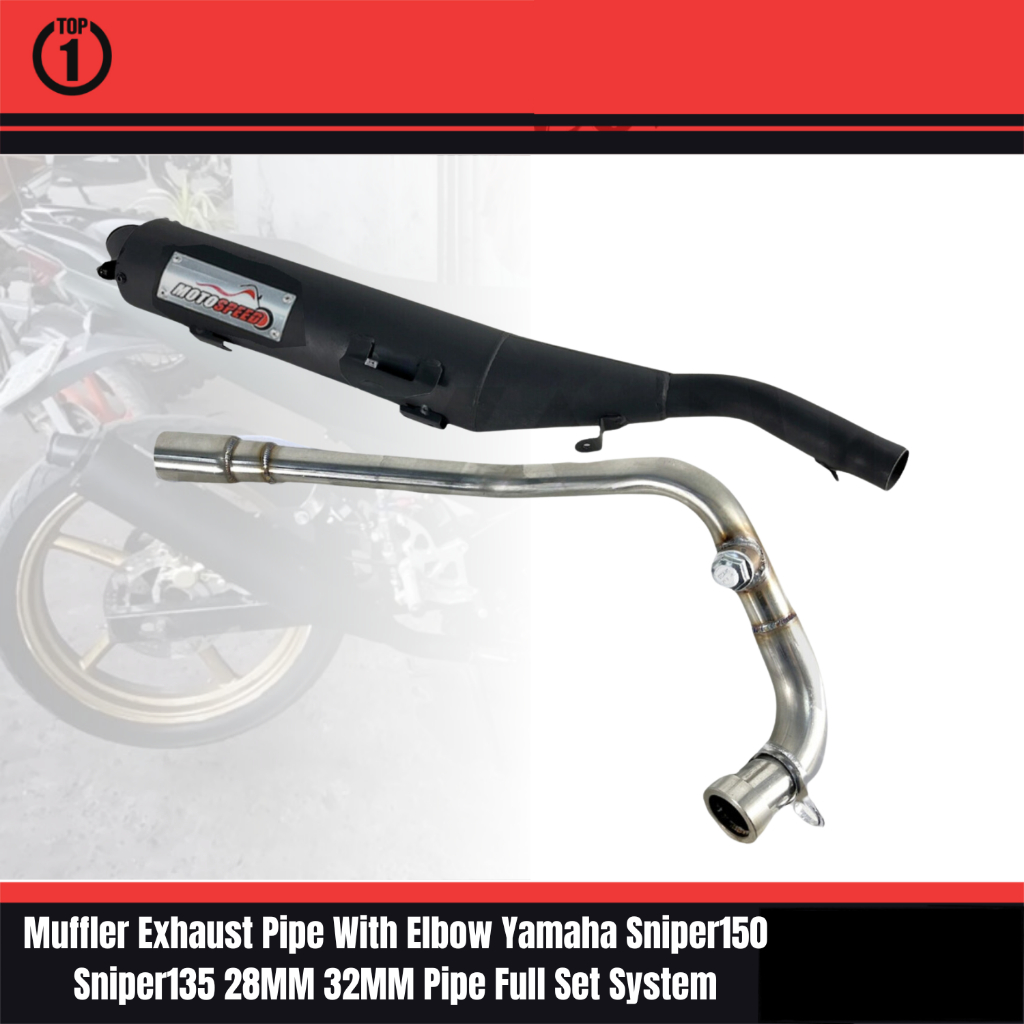 Top1 PH Muffler Pipe Set For Yamaha Sniper 150 Motorcycle #1918 ...