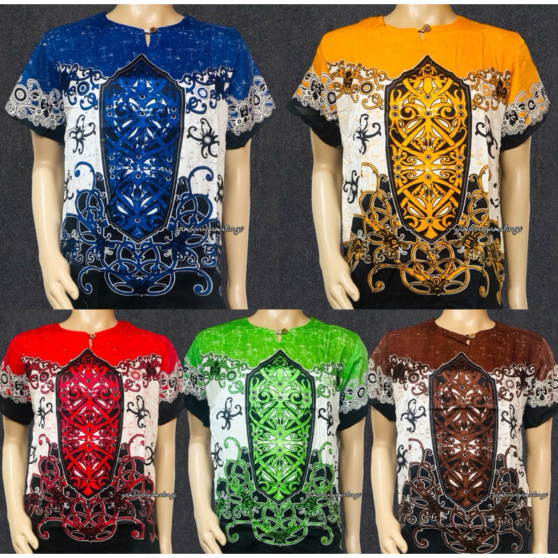 Dashiki African Batik Boho Tribal Shirt Halumna Kukuh Maleo Brand Free ...