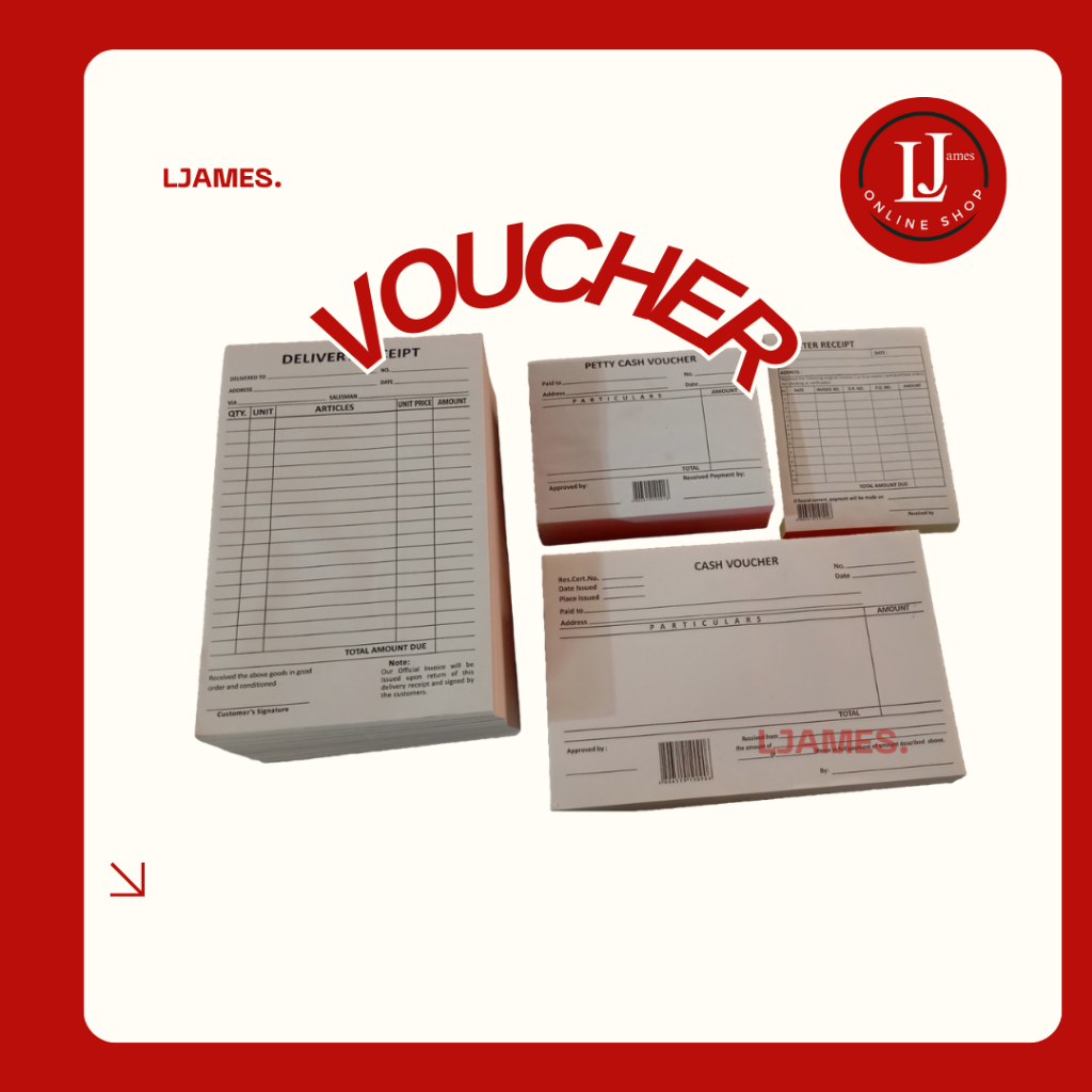 Vouchers ( Check Voucher, Petty Cash Voucher, Delivery Receipt, Counter ...