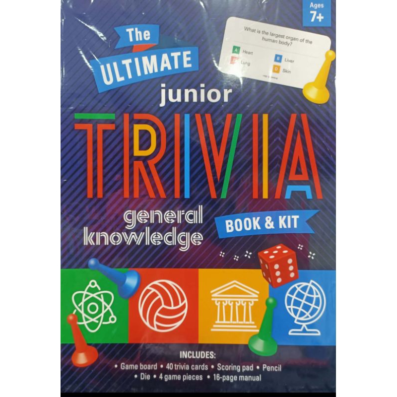 The Ultimate Junior Trivia General Knowledge Book and Kit | Shopee ...