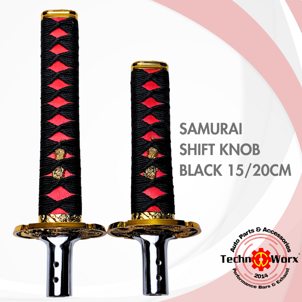 Universal Black 15cm 20cm Katana Samurai Sword Shift Knob Shifter With ...
