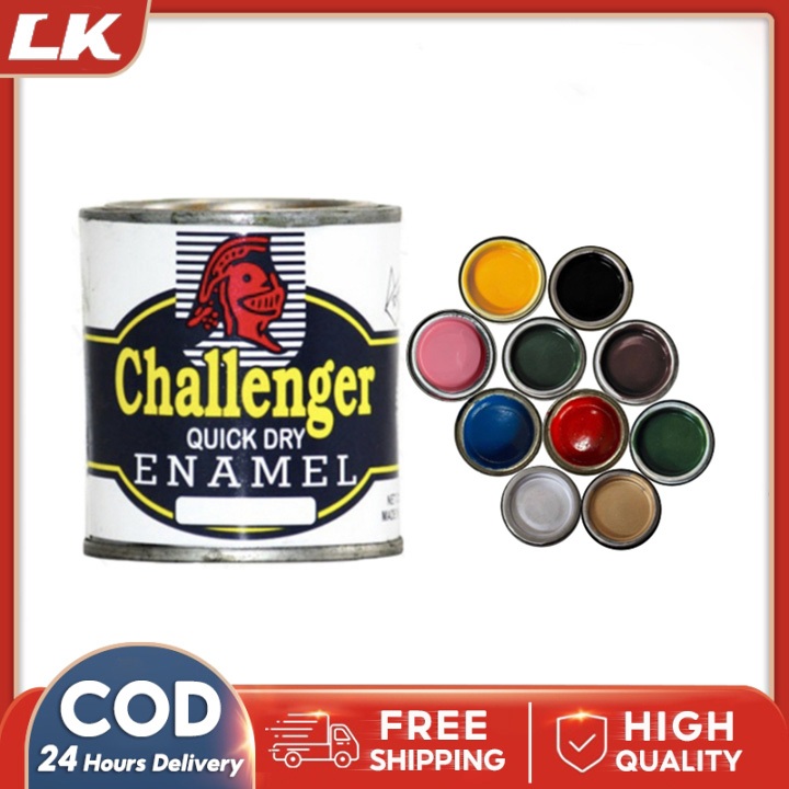 100% Original Challenger QDE Quick Dry Enamel Paint Coating 60cc Finish ...