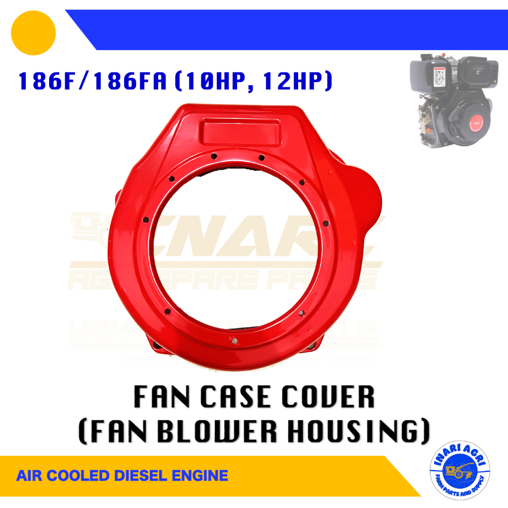 FAN CASE COVER FAN BLOWER HOUSING 186F 186FA 10HP 12HP AIR COOLED ...