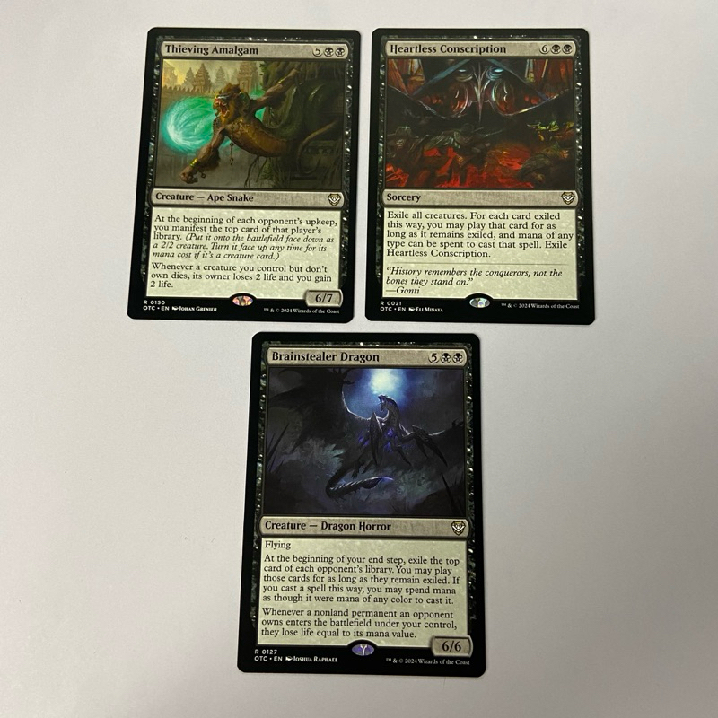 THIEVING AMALGAM HEARTLESS CONSCRIPTION BRAINSTEALER DRAGON OTJ OUTLAWS ...