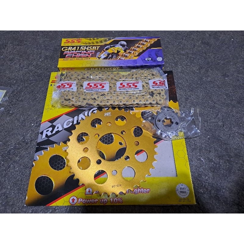 Sss Chain Set 14t-36t/37t/39t/40t-415 130L Wave /Xrm | Shopee Philippines