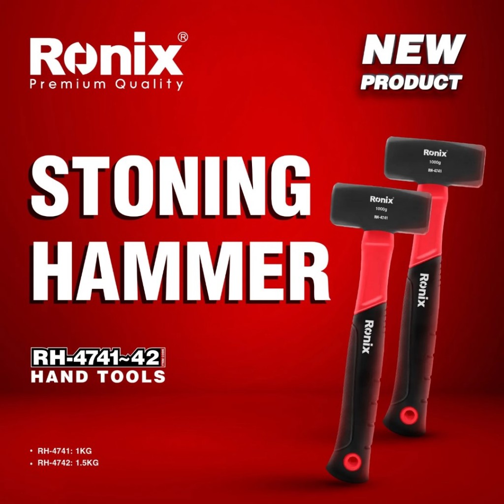 Ronix Stoning Hammer RH-4741 to RH-4748 | 1kg to 4KG | Heavy-Duty ...